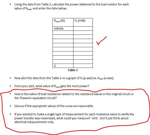 Solved Figure 1- Using the data from Table 2 , calculate the | Chegg.com