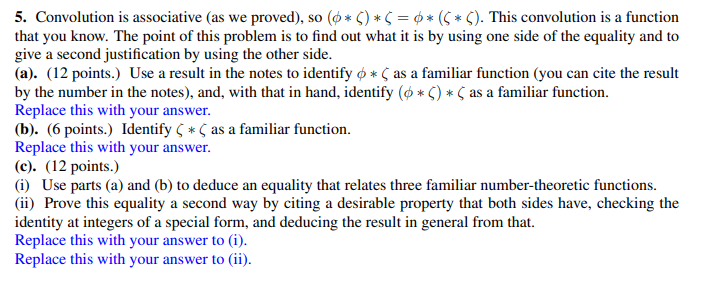 5. Convolution is associative (as we proved), so (0* | Chegg.com