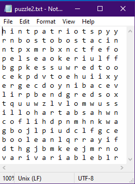 Solved Word Search Puzzle Program Using the Eclipse | Chegg.com