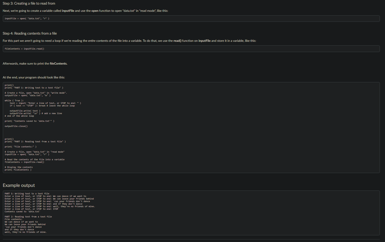 Starter code Create a new Python file. We will add | Chegg.com