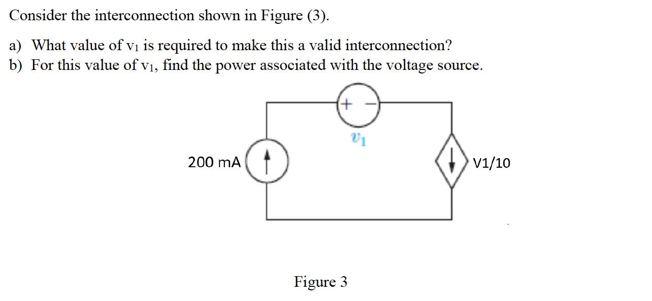 Solved For the circuit shown in Figure (1), is the | Chegg.com