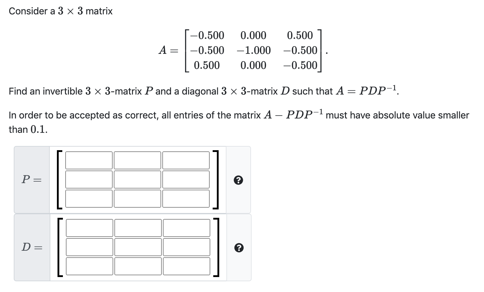Solved - 1.00 1.00 Consider a 2 x 2 matrix A -2.00 4.00 | Chegg.com
