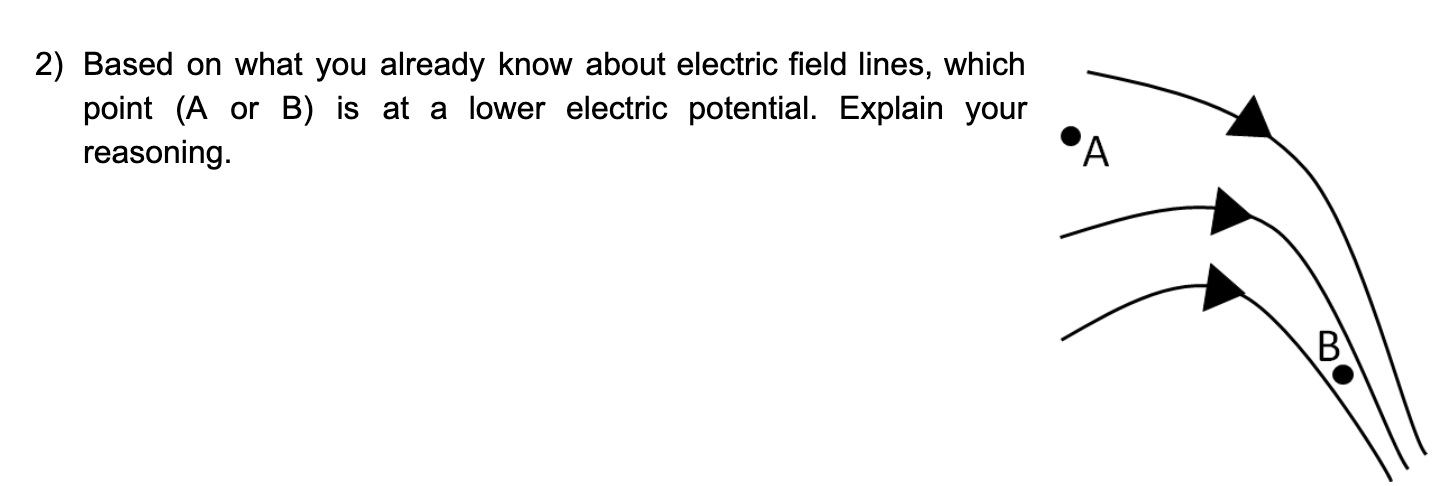 Solved 2) Based on what you already know about electric | Chegg.com