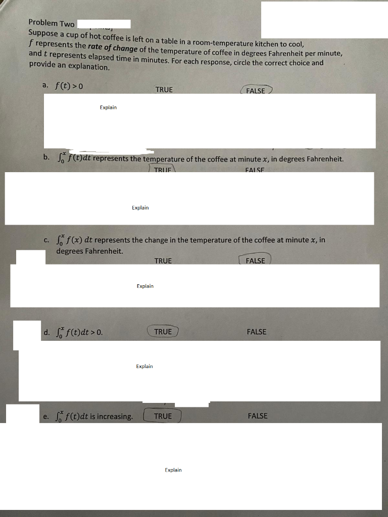 Solved Problem Two Suppose a cup of hot coffee is left on a | Chegg.com