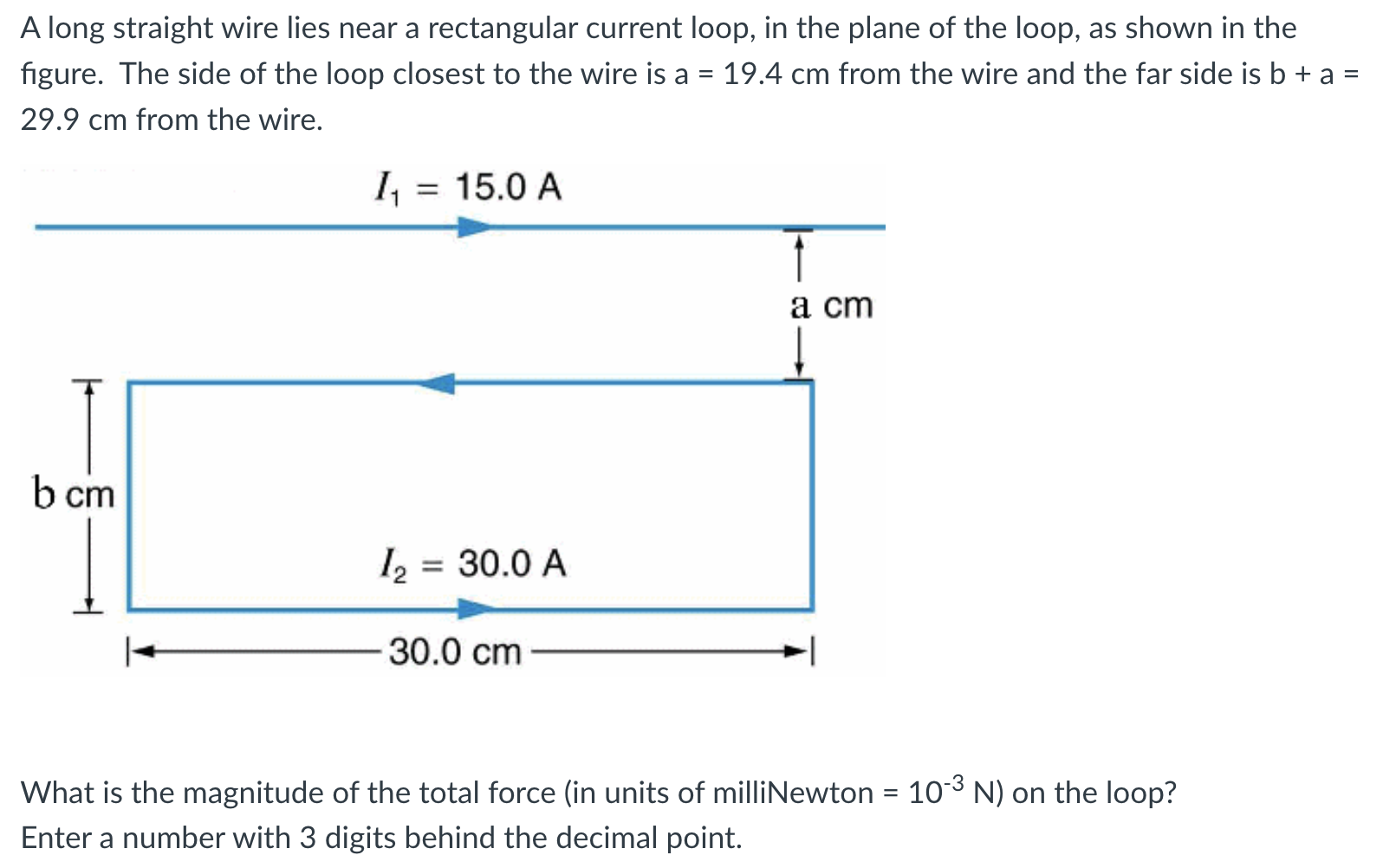 Solved A long straight wire lies near a rectangular current | Chegg.com
