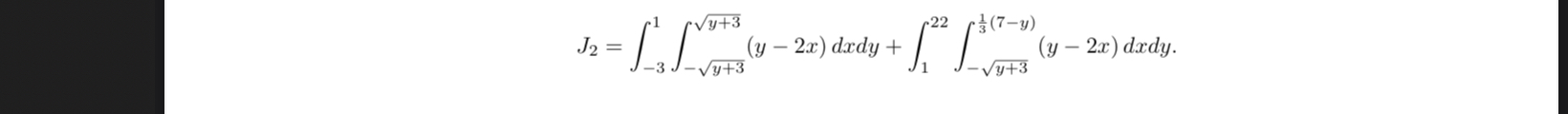 Solved Addition of two double integrals is given below. | Chegg.com