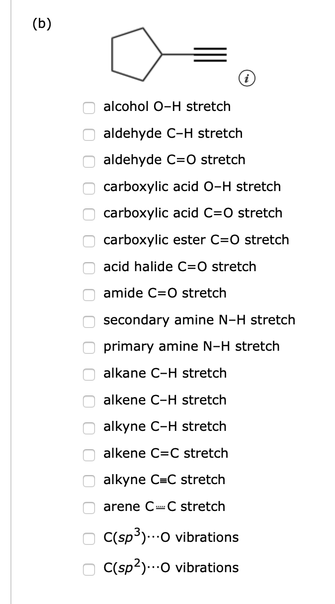 Solved (b) alcohol 0-H stretch aldehyde C-H stretch aldehyde | Chegg.com