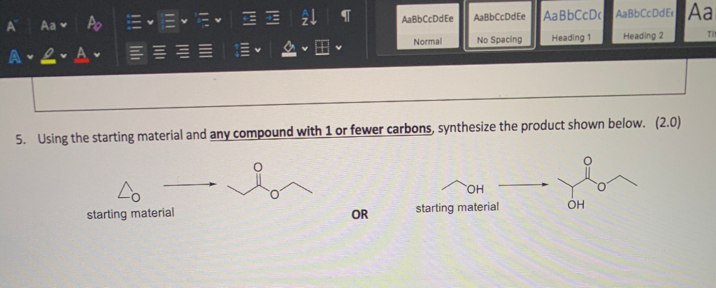 Solved T AaBbCcDdEe AaBbCcDdEe Аа III vil ilil AaBbCcDc | Chegg.com