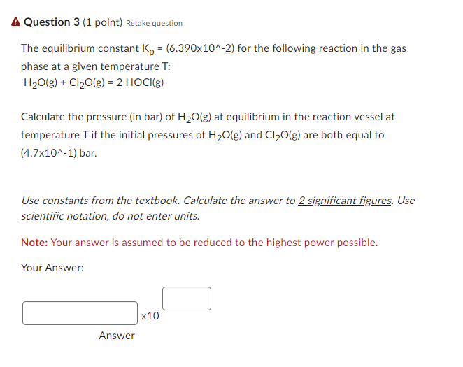 Solved A Question 3 (1 point) Retake question The | Chegg.com
