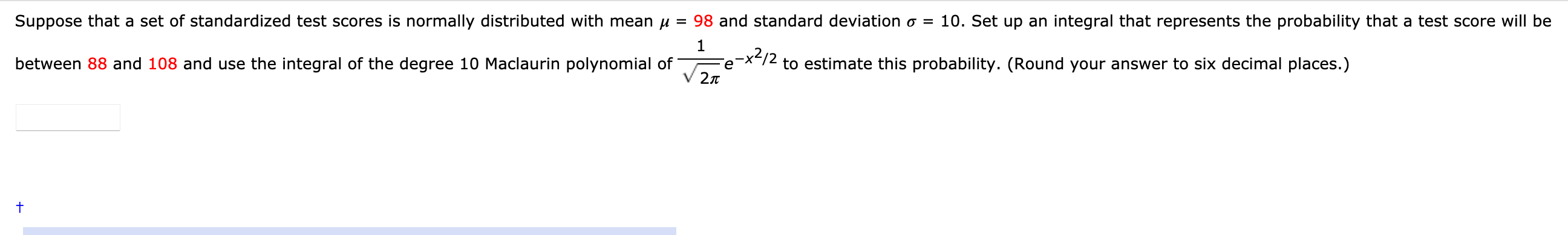 Solved Suppose that a set of standardized test scores is | Chegg.com