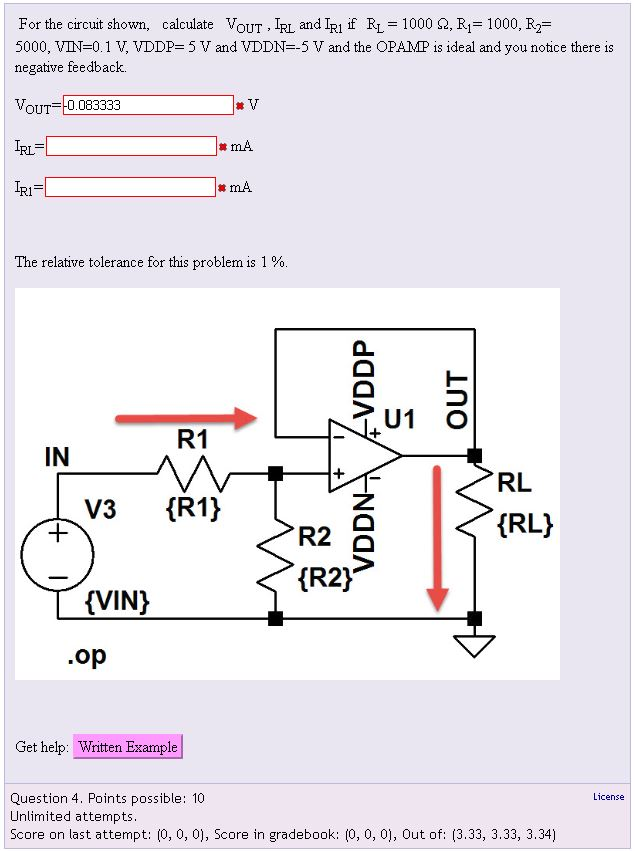 Solved For the circuit shown, calculate VOUT , IRL and | Chegg.com