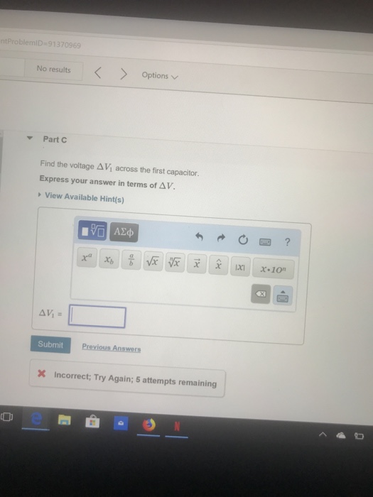 Solved ntproblemi-91370969 No results Options Part C | Chegg.com