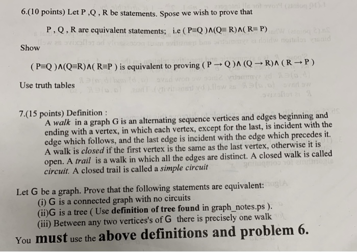 Solved Discrete Structures: Show all work! | Chegg.com