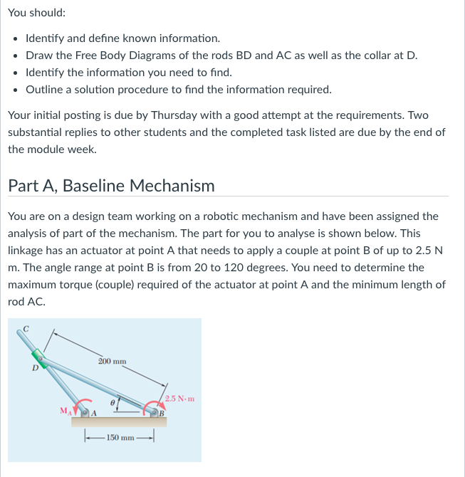 Solved You should: Identify and define known information. | Chegg.com