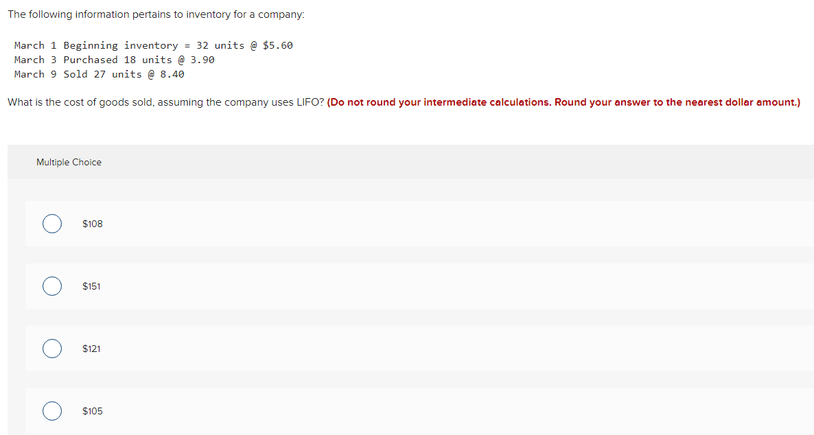 Solved The following information pertains to inventory for a | Chegg.com