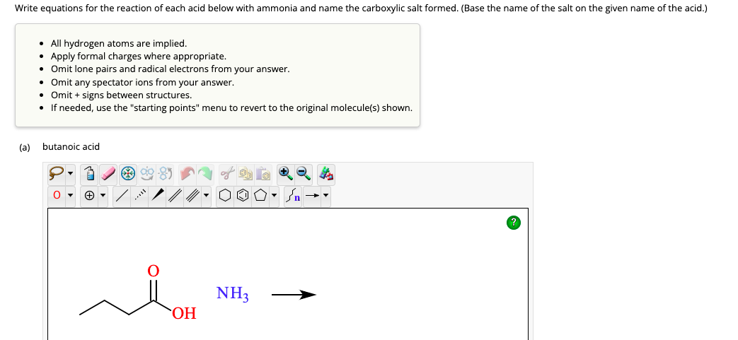 [Solved]: Write equations for the reaction of each acid bel