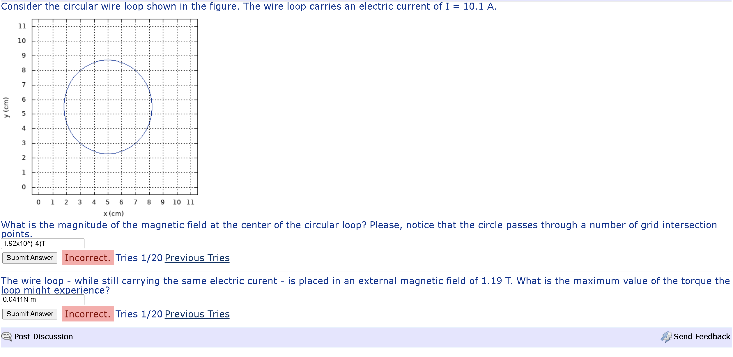 Solved Consider the circular wire loop shown in the figure. | Chegg.com