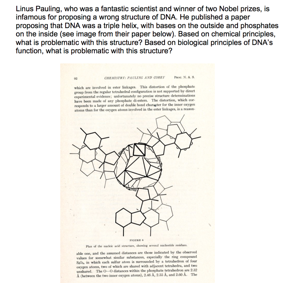 Linus Pauling Chemistry