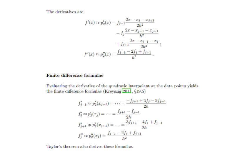 Solved Use the finite-difference formulae from page 126 of | Chegg.com