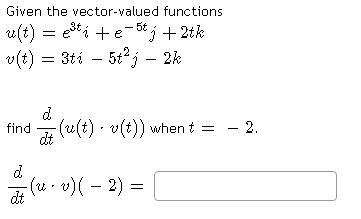 Solved - 37 Find r' (t), given r(t) = -1 5t2 - 5' 6t 4 - 6t2 | Chegg.com