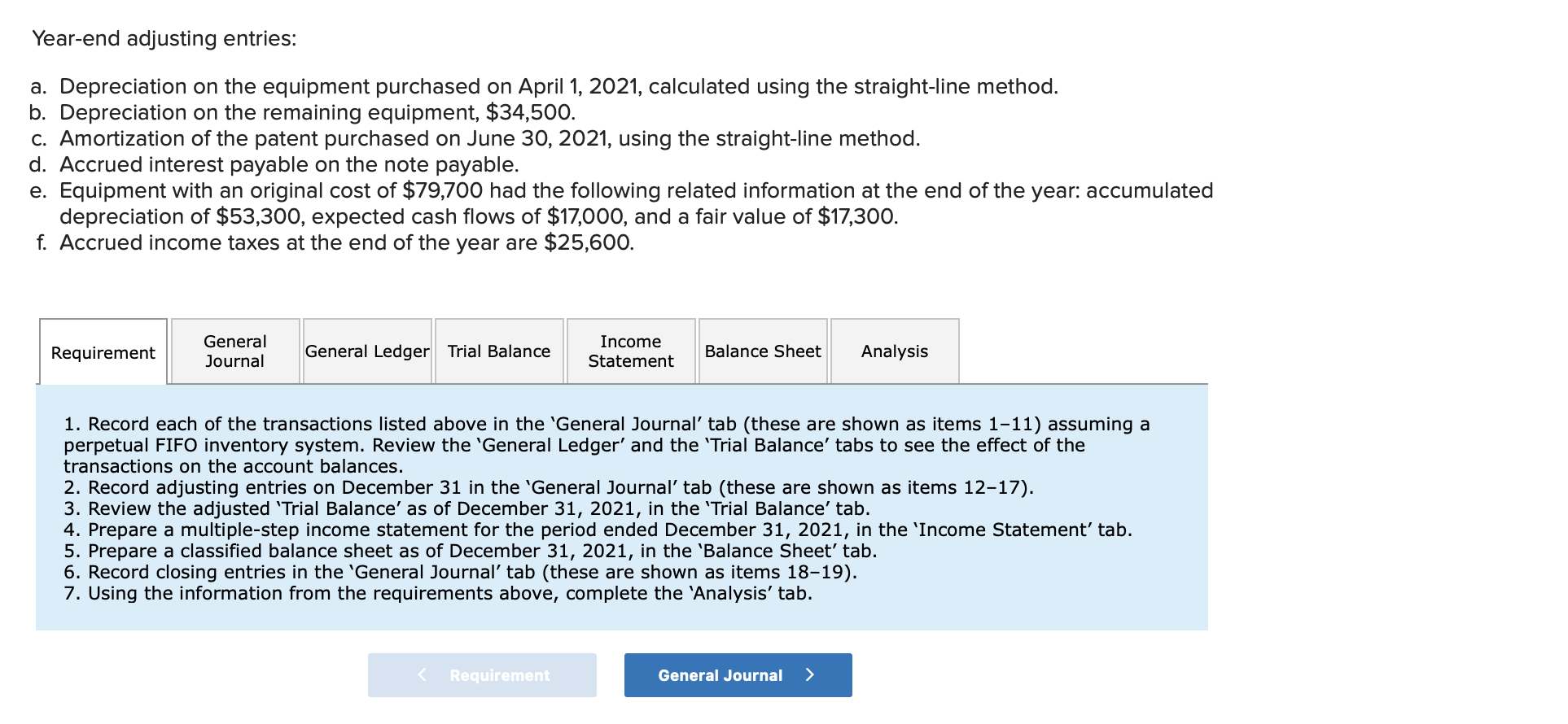 Solved Exercise 11-41 (Algo) General ledger exercise; | Chegg.com
