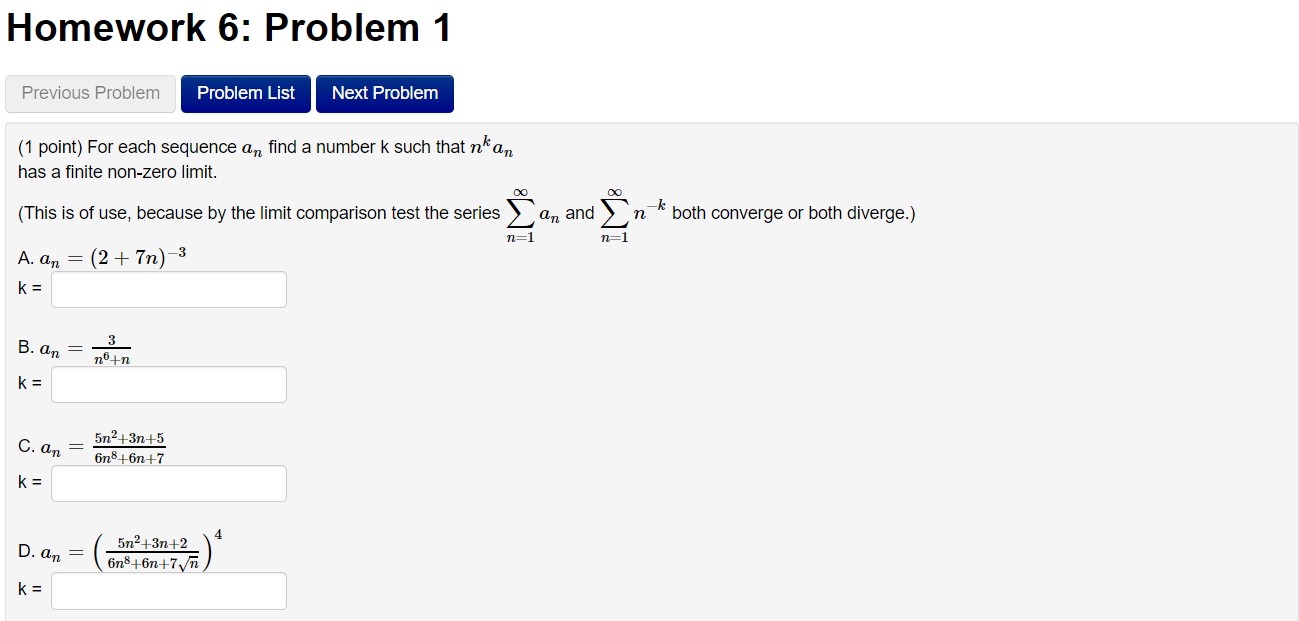 Solved Homework 6: Problem 1 Previous Problem Problem List | Chegg.com
