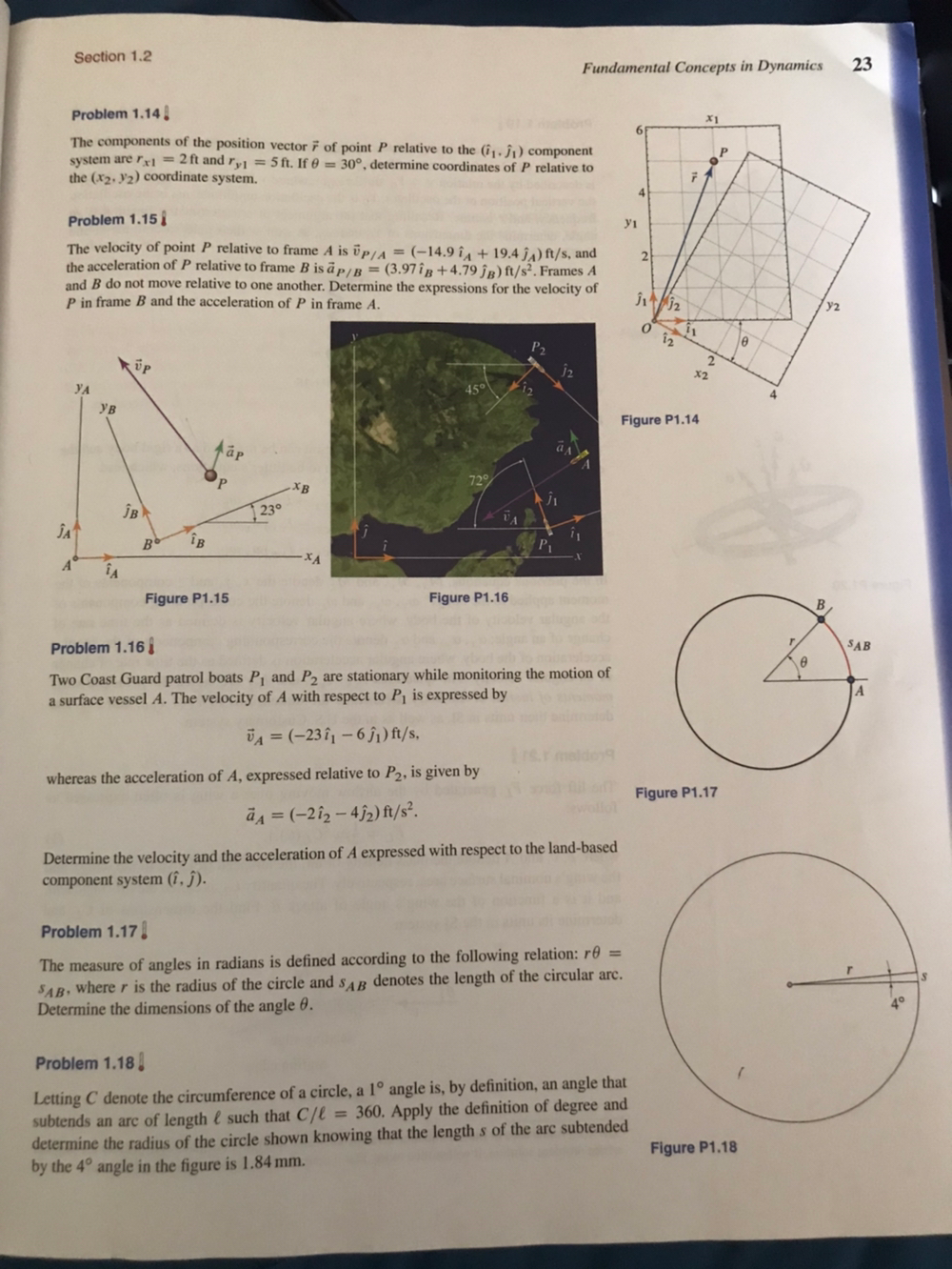 Solved Section 1.2 Fundamental Concepts in Dynamics 23 X1 6 | Chegg.com
