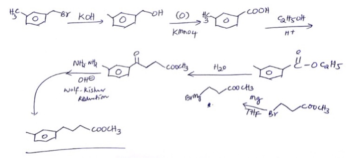 Solved Organic Chemistry 2Hi! I came up with a planned | Chegg.com