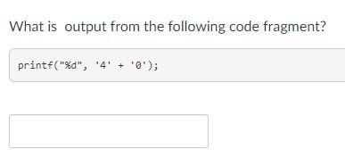 Solved What is output from the following code fragment? | Chegg.com