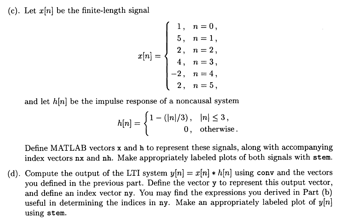 12.6 Noncausal Finite Impulse Response Filters In | Chegg.com
