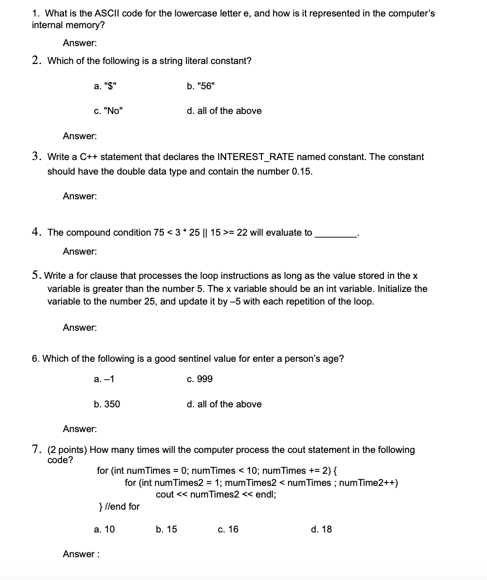 solved-1-what-is-the-ascii-code-for-the-lowercase-letter-e-chegg
