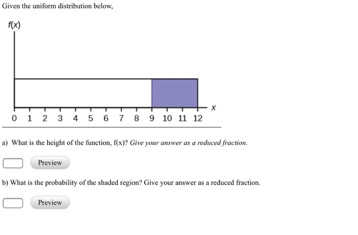 Uniform Distribution Question Uniform Distribution