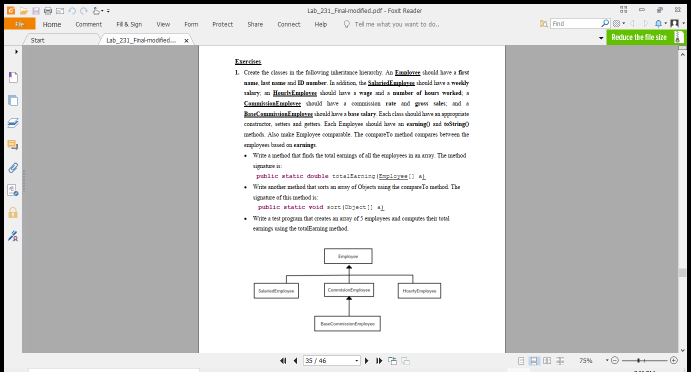 Solved GE B X Lab_231_Final-modified.pdf - Foxit Reader Help | Chegg.com