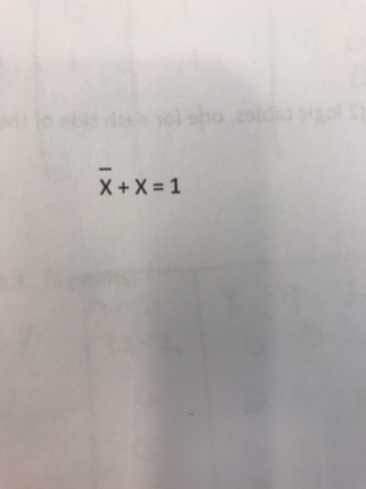 Solved Boolean operations on a constant and a variable | Chegg.com