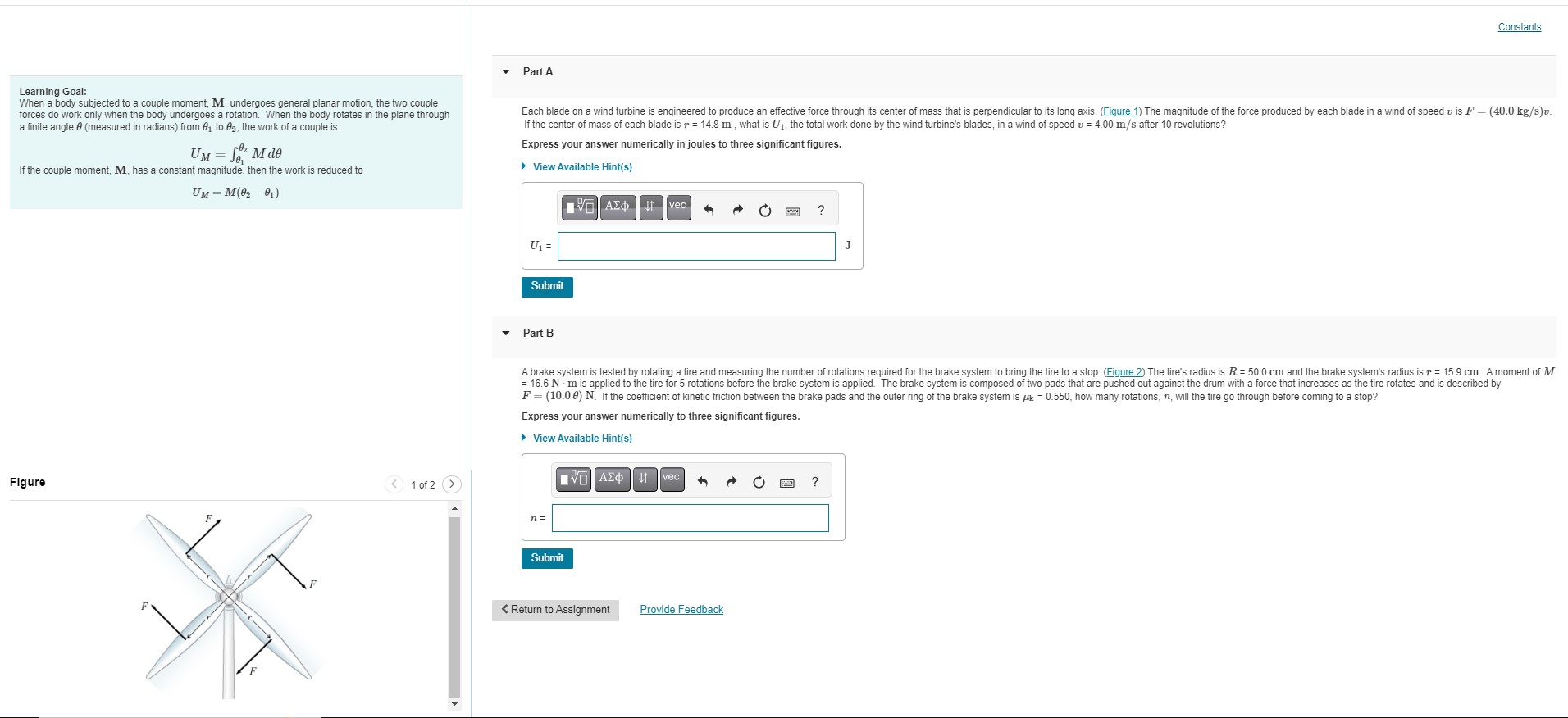 Solved Learning Goal: When a body subjected to a couple | Chegg.com