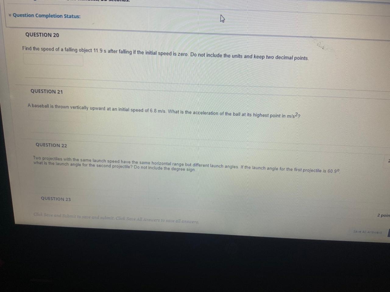 Solved 4 *Question Completion Status: QUESTION 20 Find the | Chegg.com