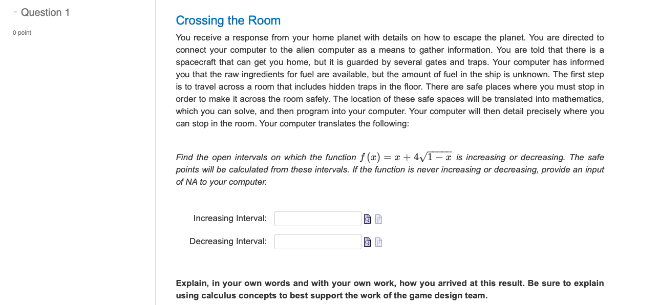Solved Crossing the Room You receive a response from your | Chegg.com