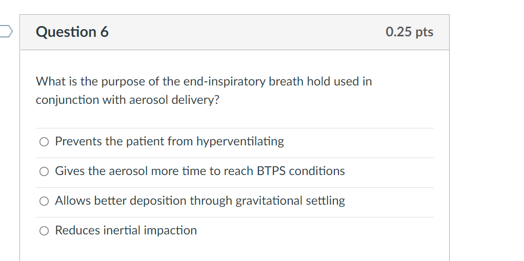 Solved Question 6 0.25 pts What is the purpose of the | Chegg.com
