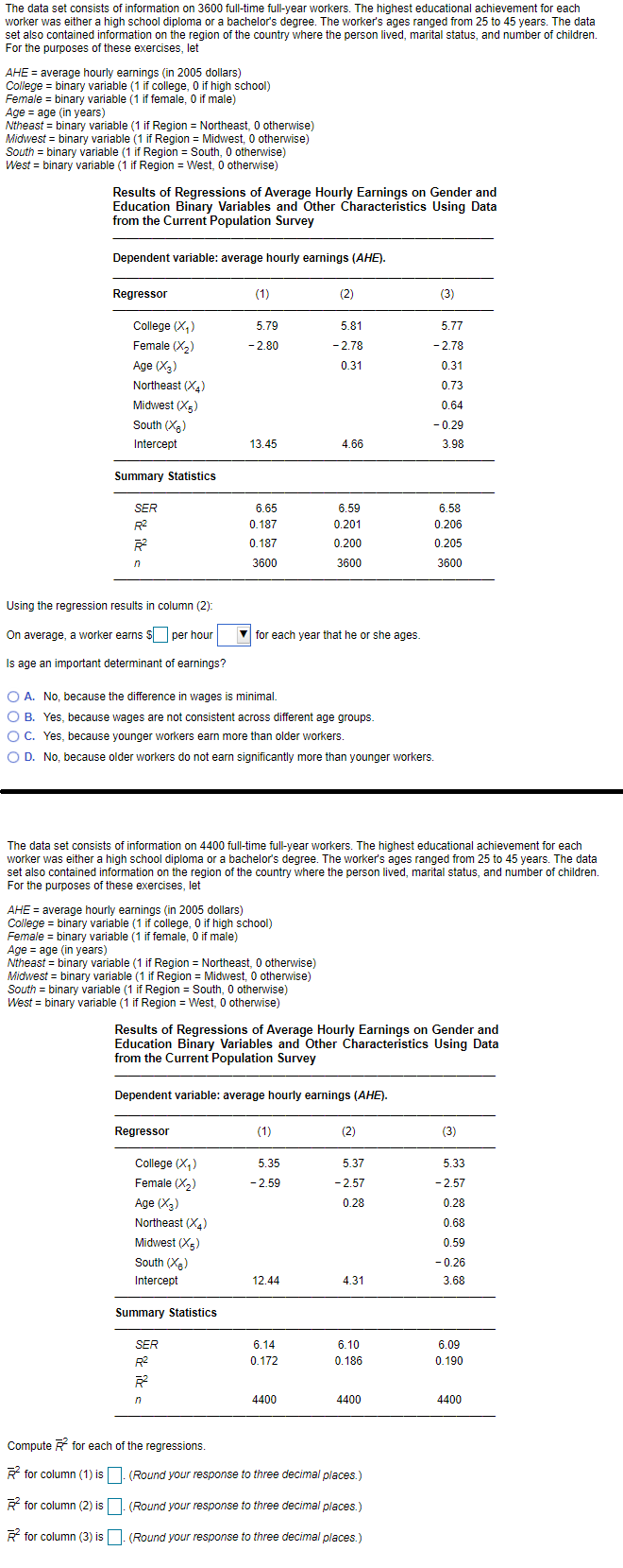 Solved The data set consists of information on 3600 | Chegg.com