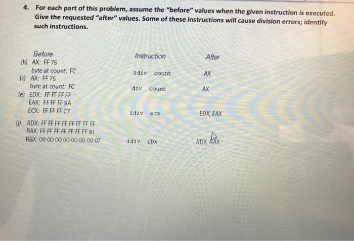 Solved For each part of this problem, assume the "before" | Chegg.com