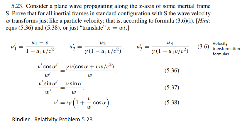 Solved 5.23. Consider a plane wave propagating along the | Chegg.com