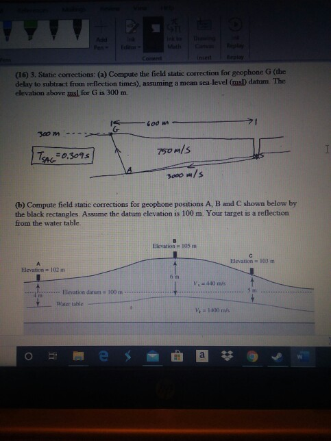 Solved (16) 3. Static corrections: (a) Compute the field | Chegg.com