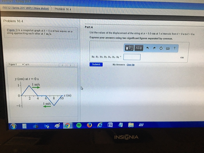 Solved (Figure 1) is a snapshot graph at t = 0 s of two | Chegg.com