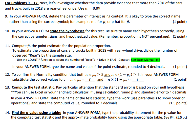 Solved For Problems 9-17: Next, let's investigate whether | Chegg.com