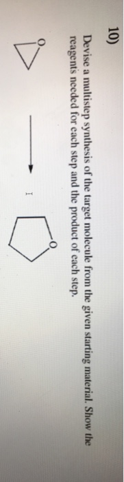 Solved Devise a multistep synthesis of the target molecule | Chegg.com