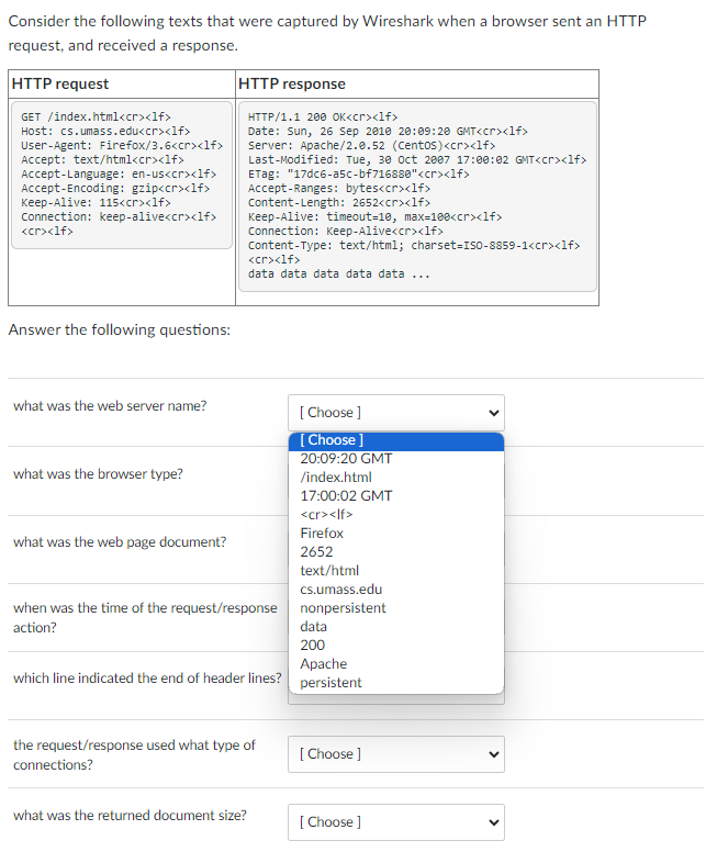 Consider the following texts that were captured by | Chegg.com