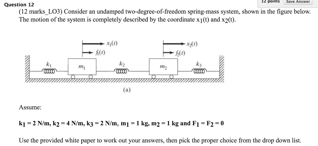 Solved 12 points Save Answer Question 12 (12 marks _LO3) | Chegg.com