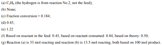 Solved Two well-known gas phase reactions take place in the | Chegg.com