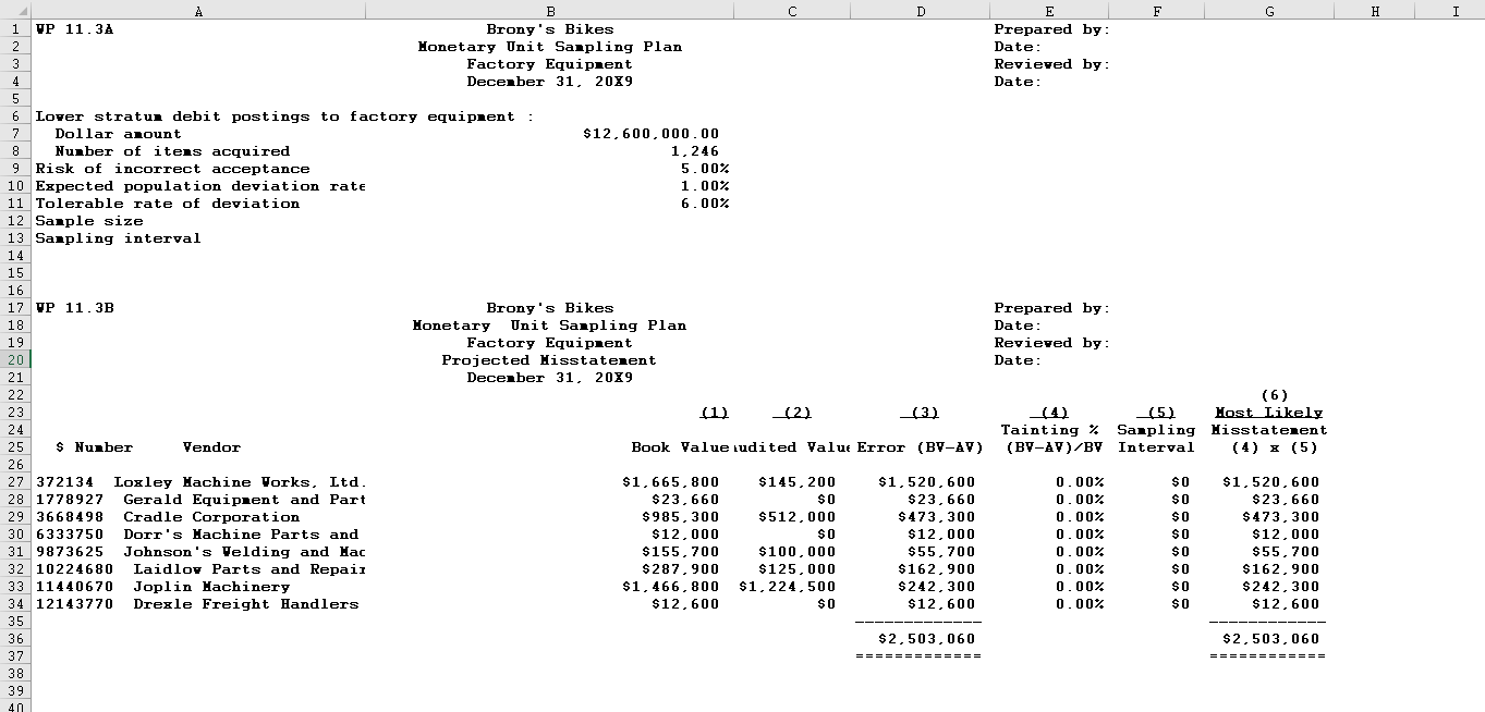 Module IV: MUS Sampling—Factory | Chegg.com