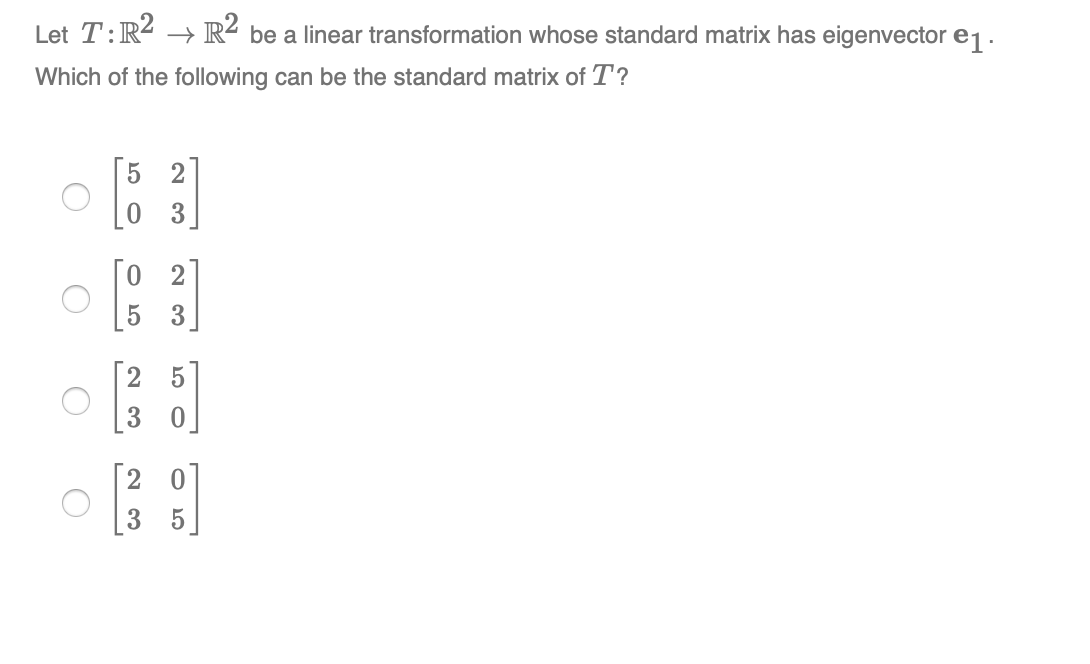 Solved Let T:R2 + R2 be a linear transformation whose | Chegg.com